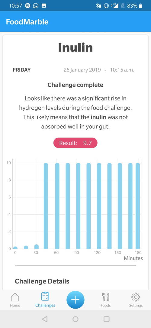FoodMarble AIRE Inulin Test - FoodMarble